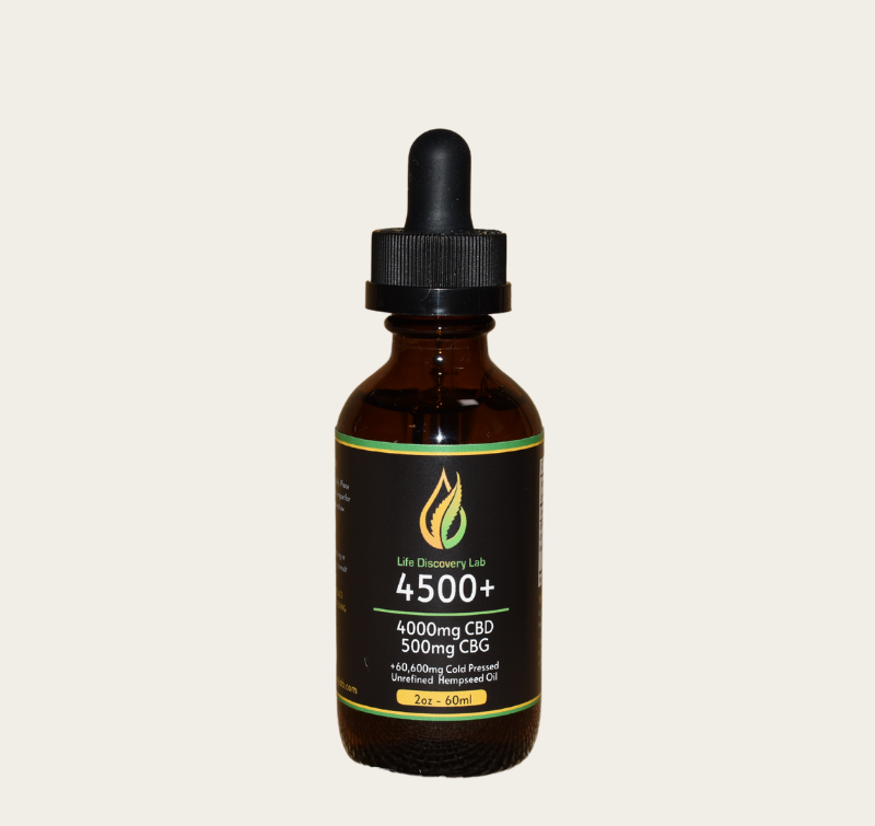 4500+ CBD and CBG Hemp Seed Oil - Life Discovery Lab